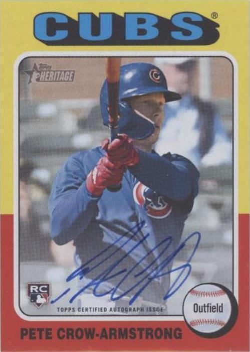2024 Topps Heritage - Pete Crow-Armstrong #ROA-PC | eBay