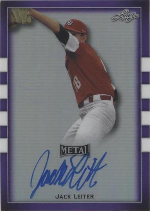 2018 Leaf Metal Perfect Game All-American Classic - Jack Leiter #BA-JL1 ...