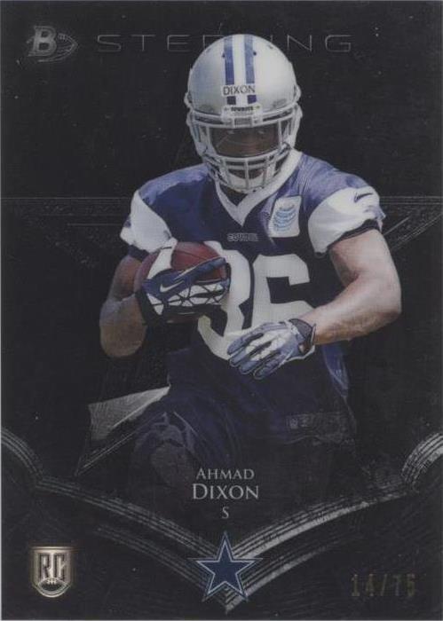 2014 Bowman Sterling - Black Refractor #98 Ahmad Dixon /75 (RC) for ...