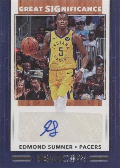 2019-20 Panini NBA Hoops - Great Significance Edmond Sumner #GS-ESM (AU ...