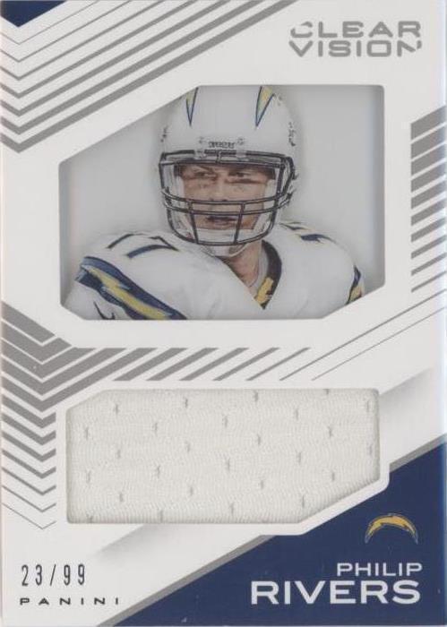 2015 Panini Clear Vision - Clear Vision Jerseys Philip Rivers #CJ-PR ...