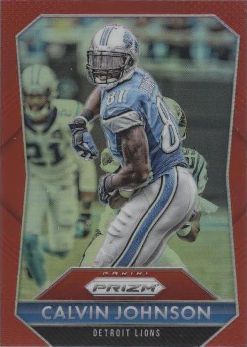 2015 Panini Prizm - Red Prizm #81 Calvin Johnson for sale online | eBay
