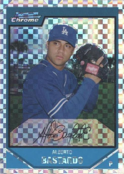 2007 Bowman Chrome - Prospects X-Fractor #BC204 Alberto Bastardo /250 ...