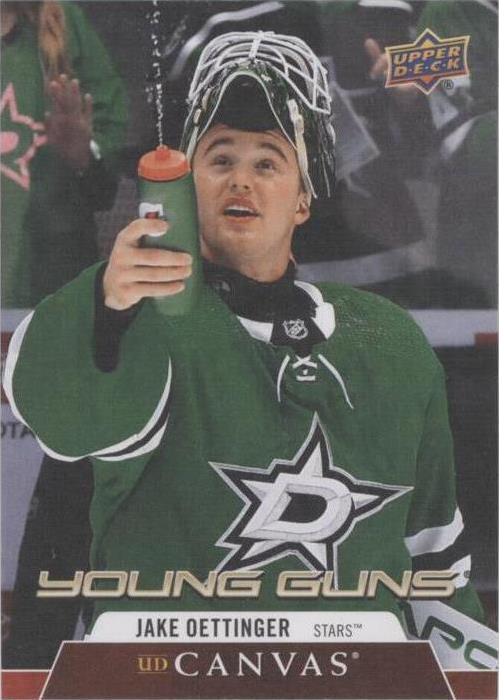 2020-21 Upper Deck - UD Canvas Young Guns #C98 Jake Oettinger (RC) for ...
