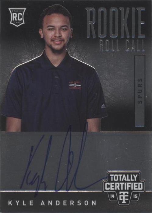 2014-15 Panini Totally Certified - Rookie Roll Call Autographs Kyle ...