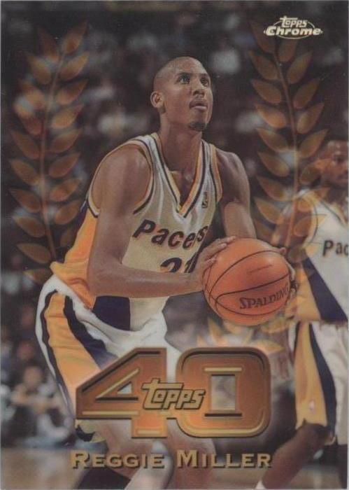 1997-98 Topps Chrome - Topps 40 Reggie Miller #T40-8 Refractor for sale ...