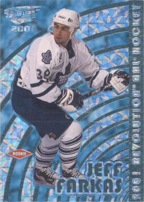 2000-01 Pacific Revolution - Shadow Series Blue #138 Jeff Farkas /85 ...