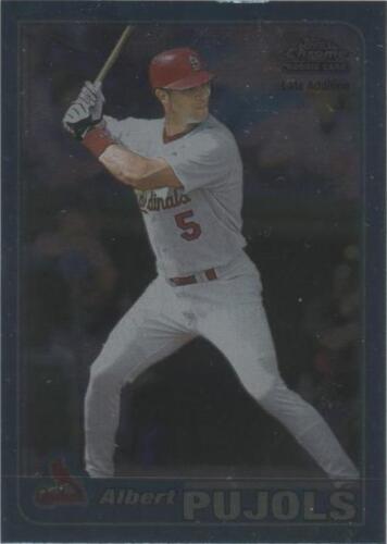 2001 Topps Chrome Traded Albert Pujols Rookie #T247 RC PSA 2001 Topps Chrome Traded Albert Pujols Rookie #T247 RC PSA