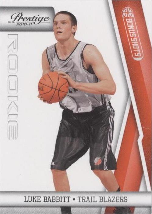 2010-11 Prestige - Bonus Shots Orange #226 Luke Babbitt /499 (RC) for ...