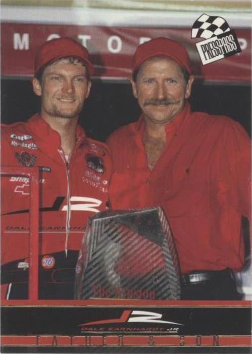 2004 Press Pass Dale Earnhardt Jr. - Father & Son Gold #D16 Dale ...
