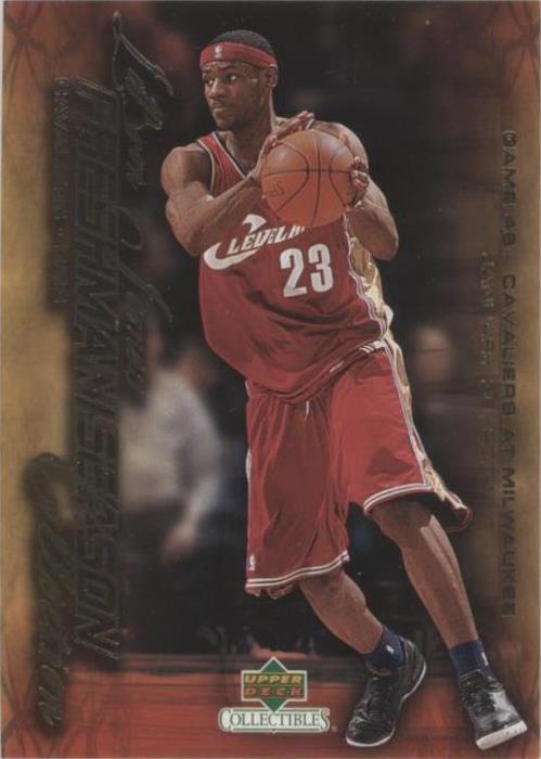 2003-04 Upper Deck Collectibles LeBron James Freshman Season Collection ...