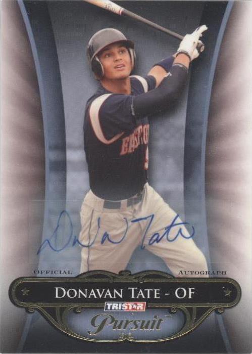2010 TRISTAR Pursuit - Autographs No Square Around Number #84 Donavan ...