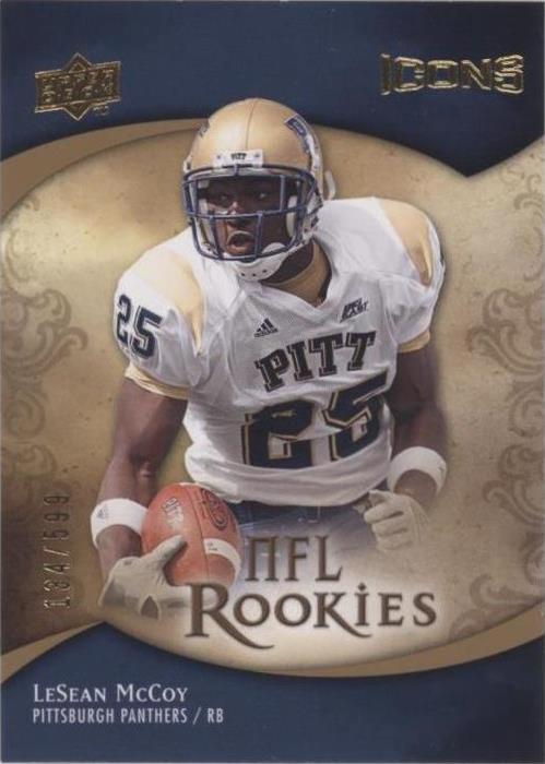 2009 Upper Deck Icons - NFL Rookies #148 LeSean McCoy /599 (RC) for ...