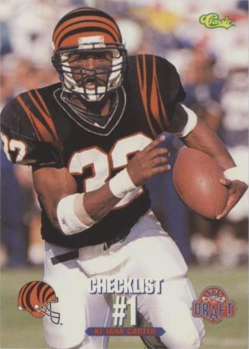 1995 Classic NFL Draft - Ki-Jana Carter #99 (RC) for sale online | eBay