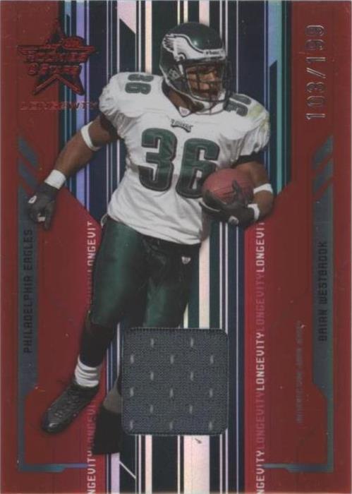 2005 Leaf Rookies & Stars Longevity - Ruby Materials #72 Brian ...