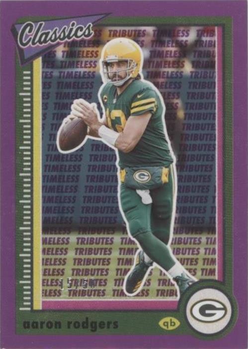 2022 Panini Classics - Aaron Rodgers #35 Timeless Tributes Purple /50 ...
