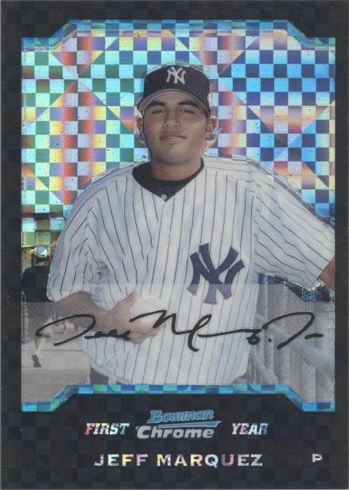 2004 Bowman Draft Picks & Prospects - Chrome X-Fractor #BDP108 Jeffrey ...
