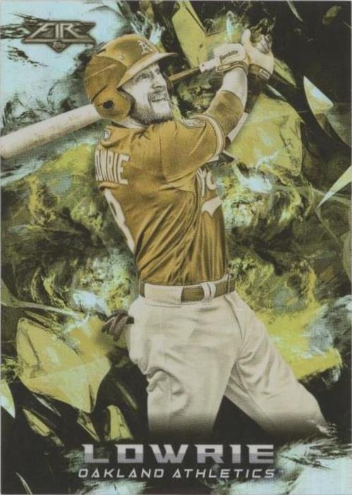 2018 Topps Fire - Gold Minted #156 Jed Lowrie for sale online | eBay