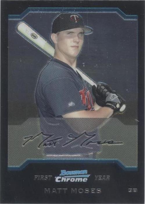 2004 Bowman Chrome - First Year #169 Matt Moses (RC) for sale online | eBay