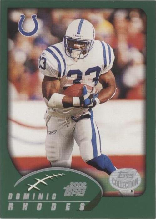 2002 Topps - Topps Collection #91 Dominic Rhodes for sale online | eBay
