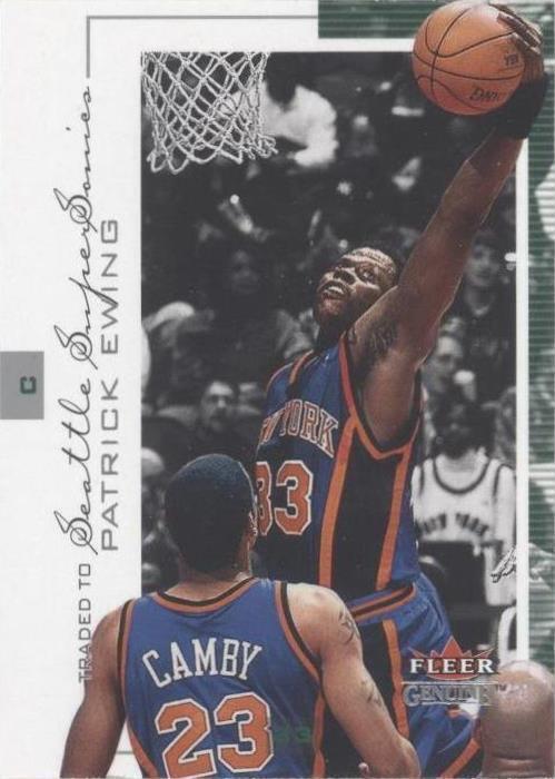 2000-01 Fleer Genuine - Patrick Ewing #19 for sale online | eBay