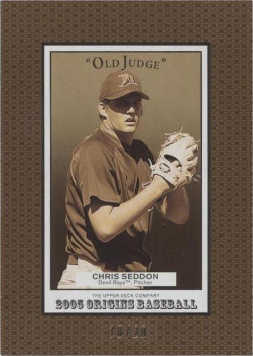 2005 Upper Deck Origins - Old Judge Gold #213 Chris Seddon /20 (RC) for ...
