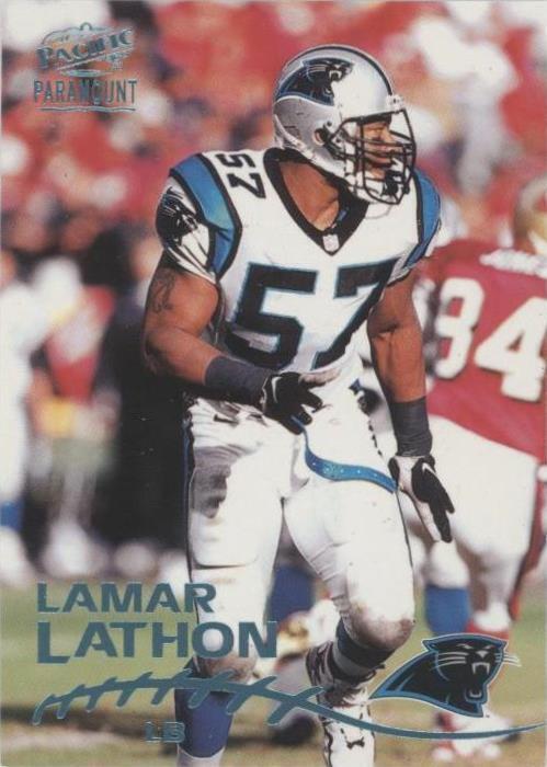 1998 Pacific Paramount - Lamar Lathon #38 Platinum Blue for sale online ...