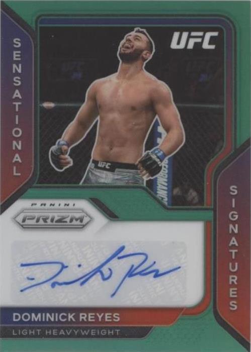 2021 Panini Prizm UFC - Sensational Signatures Dominick Reyes #SS-DRY ...