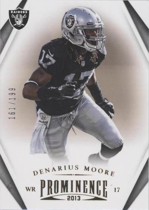 2013 Panini Prominence - Denarius Moore #71 Gold /199 for sale online ...