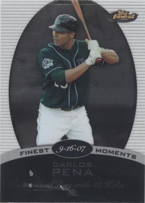 2008 Topps Finest - Finest Moments #FM-CP Carlos Pena for sale online ...