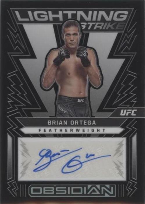 2023 Panini Chronicles UFC - Obsidian Lightning Strike Signatures Brian ...