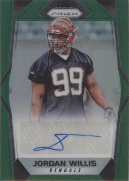 2017 Panini Prizm - Rookie Autographs Green Prizm #RA-JW Jordan Willis ...