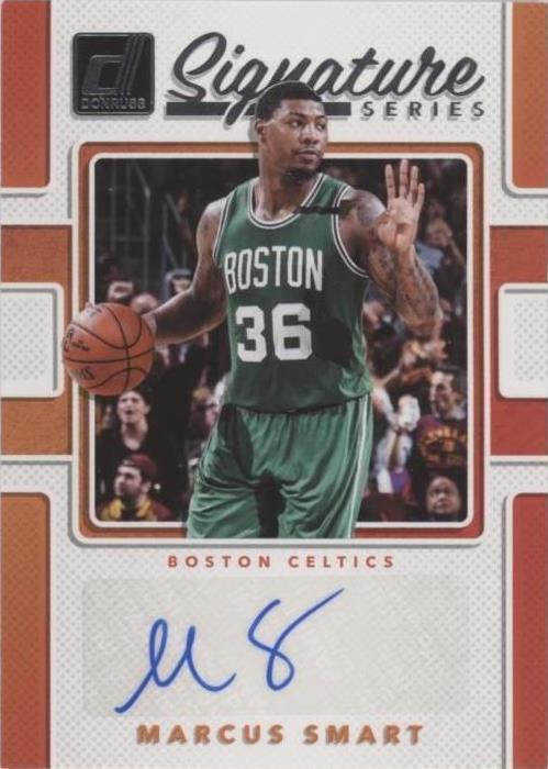 2017-18 Panini Donruss - Signature Series Marcus Smart #SS-MSM (AU) for ...