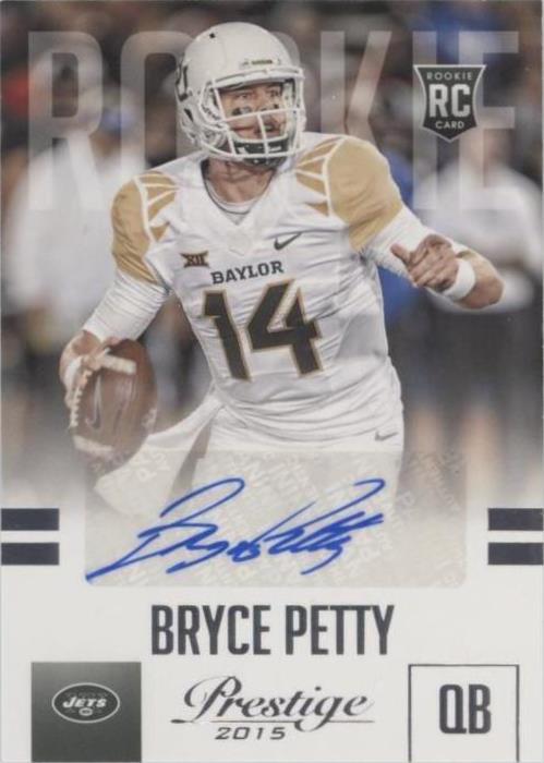 2015 Panini Prestige - Rookie Signatures #214 Bryce Petty (AU, RC) for ...
