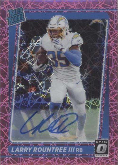 2021 Panini Donruss Optic - Rated Rookie Larry Rountree III #256 Pink ...