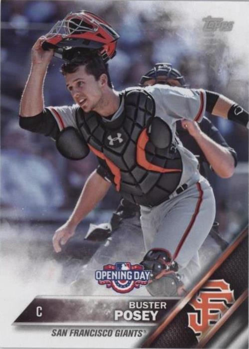 2016 Topps Opening Day - Taking Mask Off #OD-183 Buster Posey for sale ...