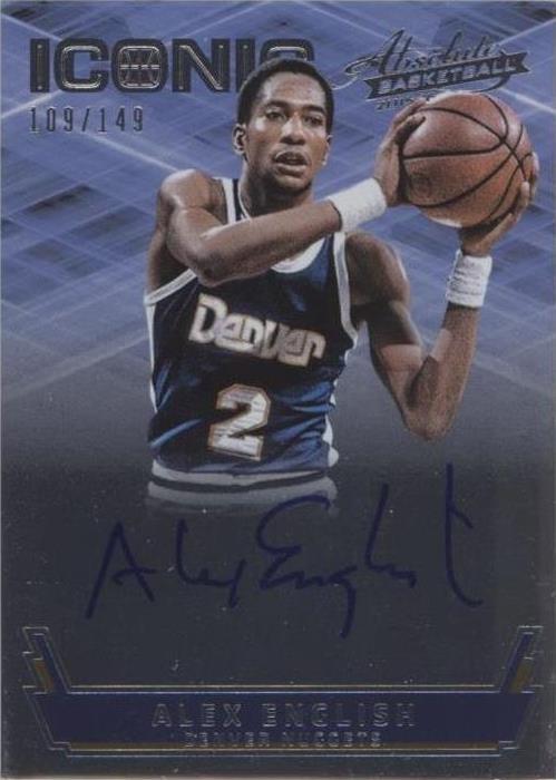 2015-16 Panini Absolute - Iconic Autographs #IA-ALX Alex English /149 ...