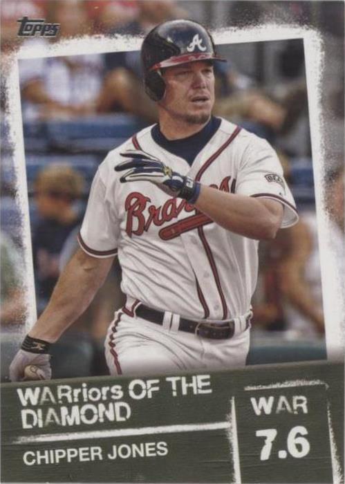 2020 Topps - Warriors of the Diamond Chipper Jones #WOD-33 for sale ...