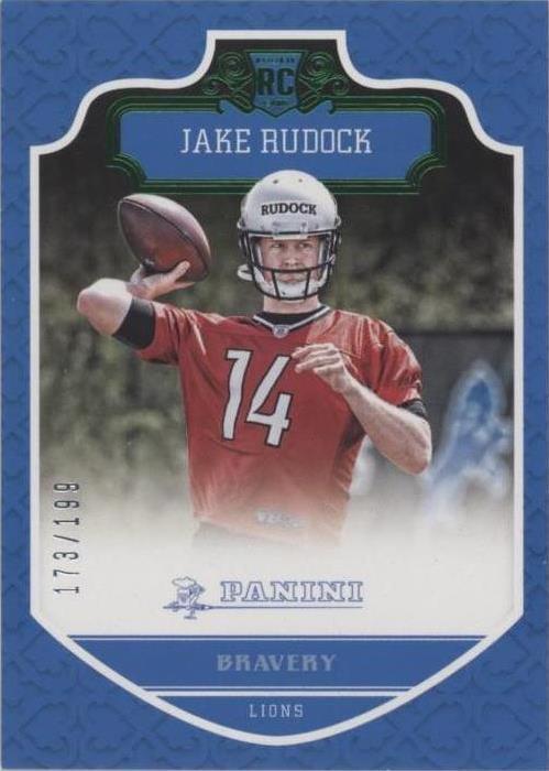 2016 Panini - Rookies Bravery #249 Jake Rudock /199 (RC) for sale ...