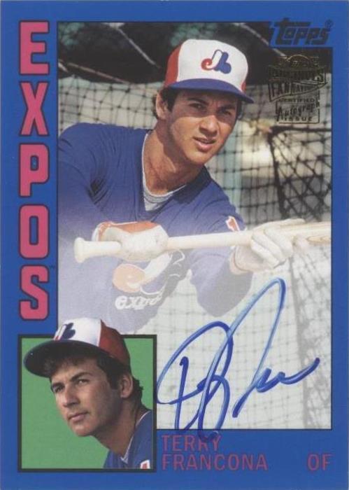 2016 Topps Archives - Fan Favorites Autographs 1984 Design Terry ...