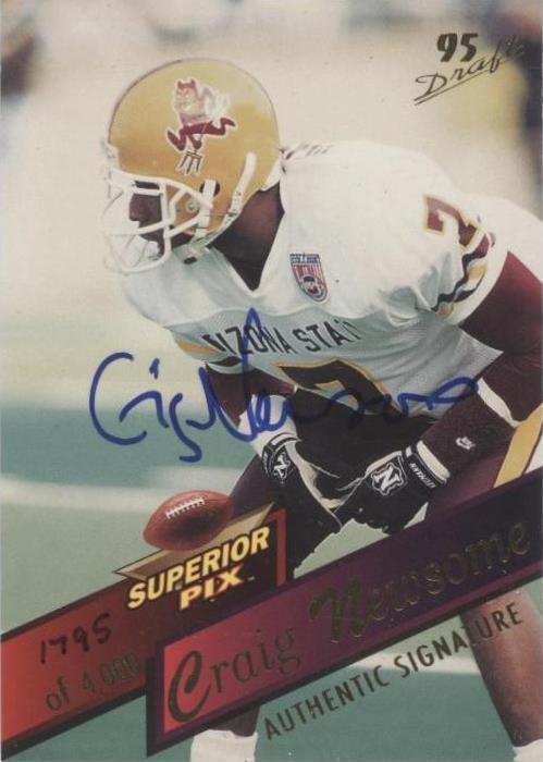 1995 Superior Pix - Craig Newsome #57 Autographs /4000 (AU, RC) for ...