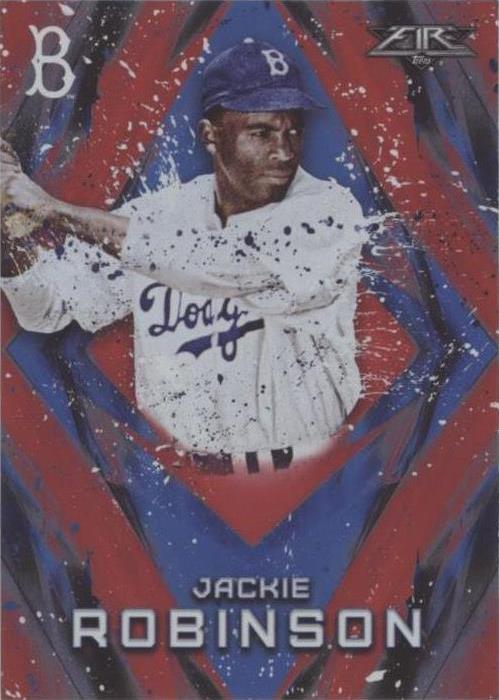 2017 Topps Fire - Red Flame #101 Jackie Robinson for sale online | eBay