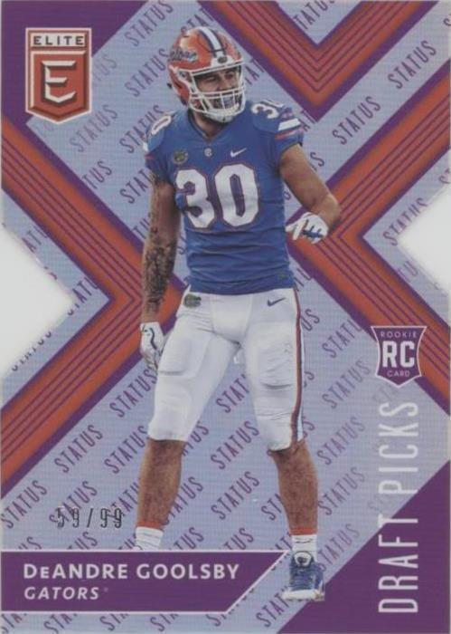 2018 Panini Elite Draft Picks - Draft Picks DeAndre Goolsby #133 Status ...