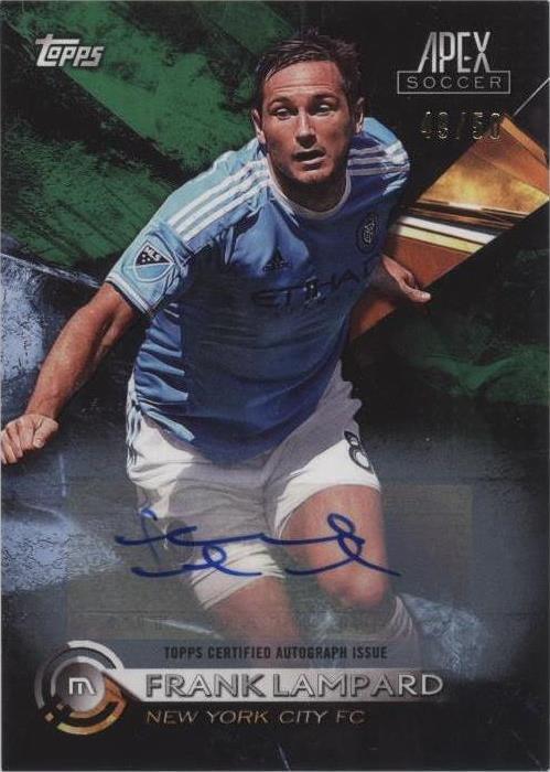 2016 Topps Apex - Frank Lampard #62 Green Autographs /50 (AU) for sale ...