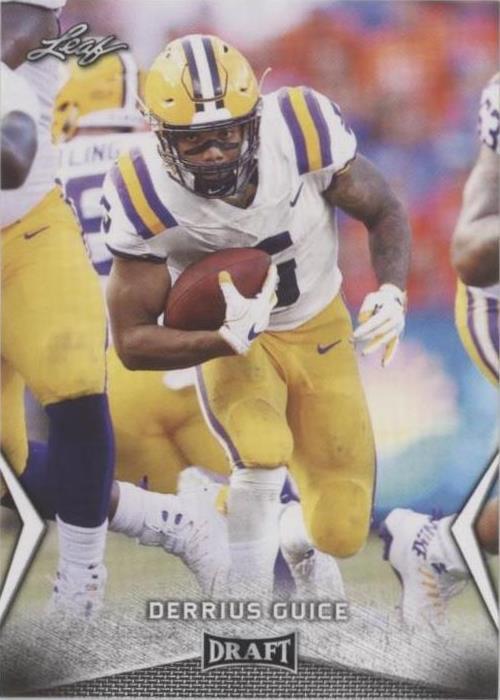 2018 Leaf Draft - #20 Derrius Guice (RC) for sale online | eBay