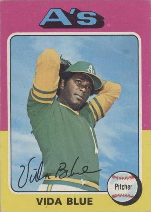 1975 Topps - #510 Vida Blue for sale online | eBay