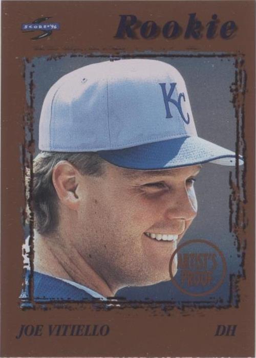 1996 Score - Dugout Collection Series 1 Artist's Proof #108 Joe ...