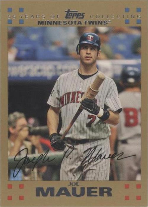 2007 Topps - Gold #325 Joe Mauer /2007 for sale online | eBay