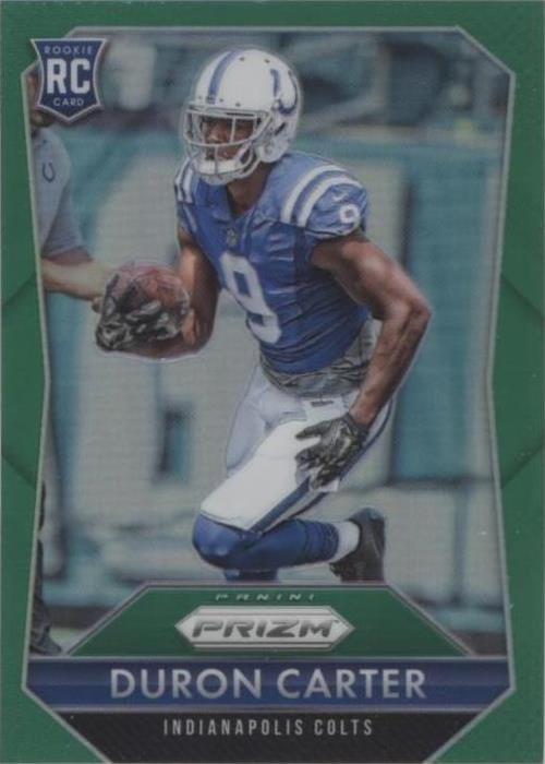2015 Panini Prizm - Rookies Green Prizm #227 Duron Carter (RC) for sale online | eBay