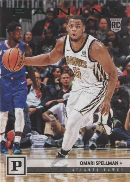 2018-19 Panini Chronicles - Panini Green #132 Omari Spellman (RC) for ...